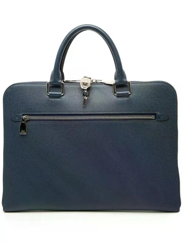LOUIS VUITTON Taiga Porte Documents Slim Business Bag