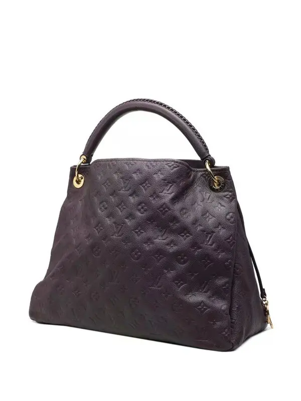 LOUIS VUITTON Monogram Empreinte Artsy Mm Hobo Bag - Red