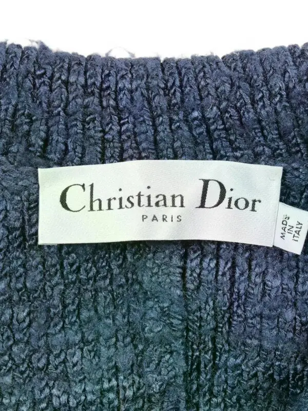 Dior 2010s Double-breasted Knit Jacket