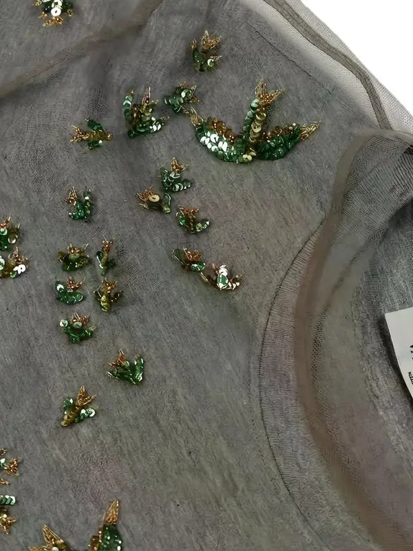 Valentino Garavani Sequin-embellished Layered T-shirt