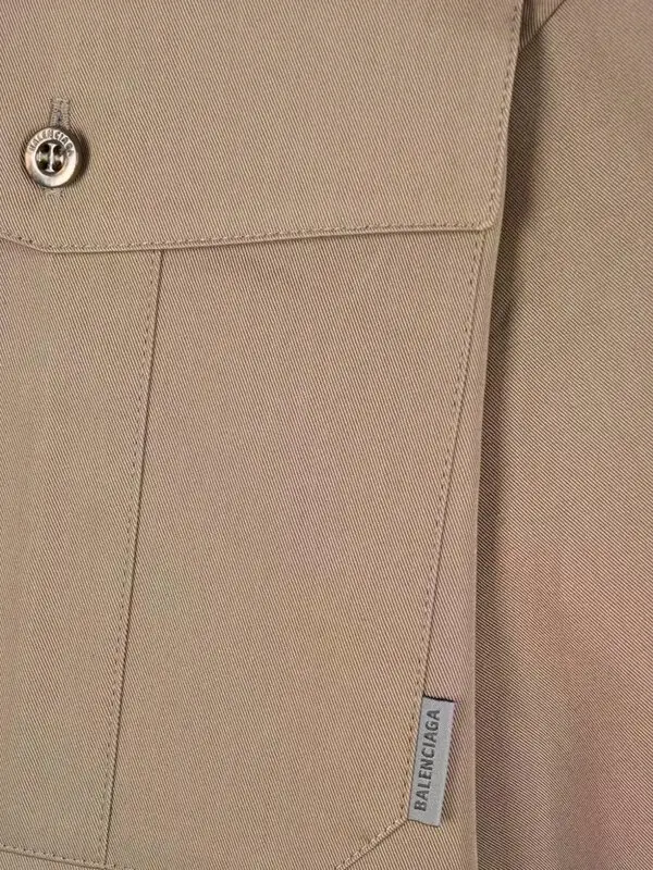 Balenciaga Short-sleeve Flap-pocket Shirt