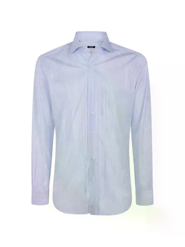 BARBA NAPOLI Striped Cotton Shirt