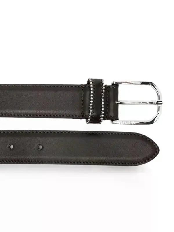 Peserico Bead-embellished Leather Belt