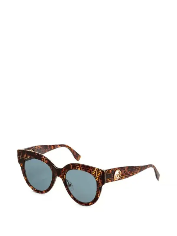 Fendi Ff-monogram Cat-eye Sunglasses