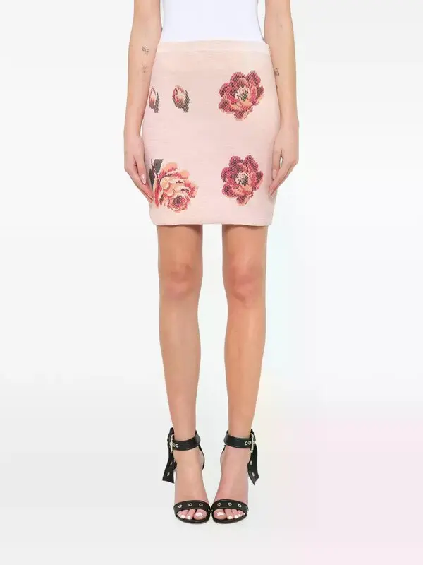Alexander McQueen Tapestry Jacquard Mini Skirt
