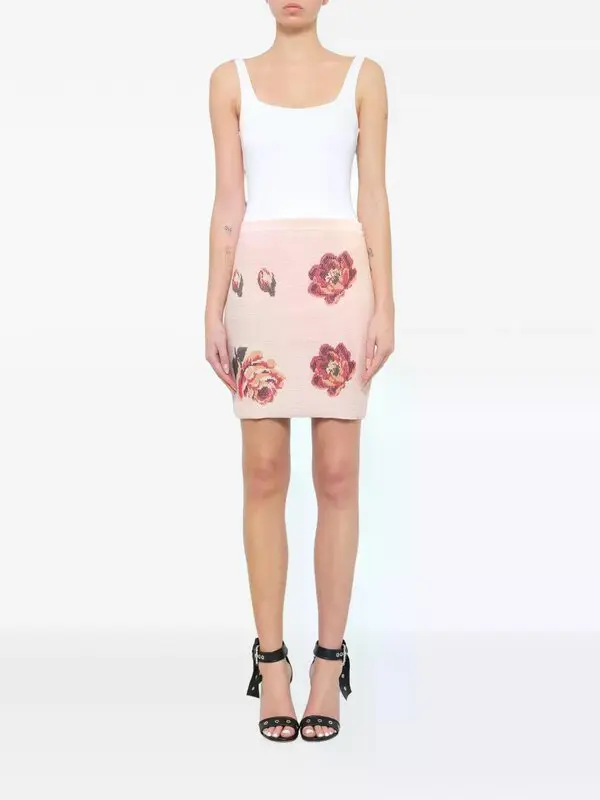 Alexander McQueen Tapestry Jacquard Mini Skirt