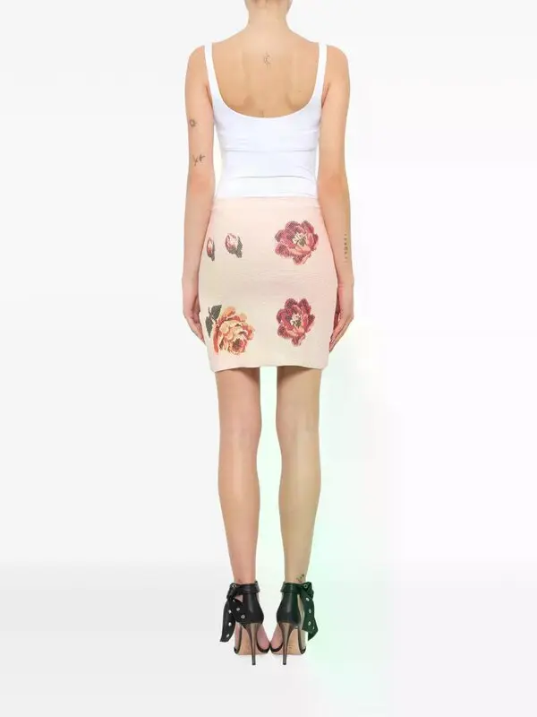 Alexander McQueen Tapestry Jacquard Mini Skirt
