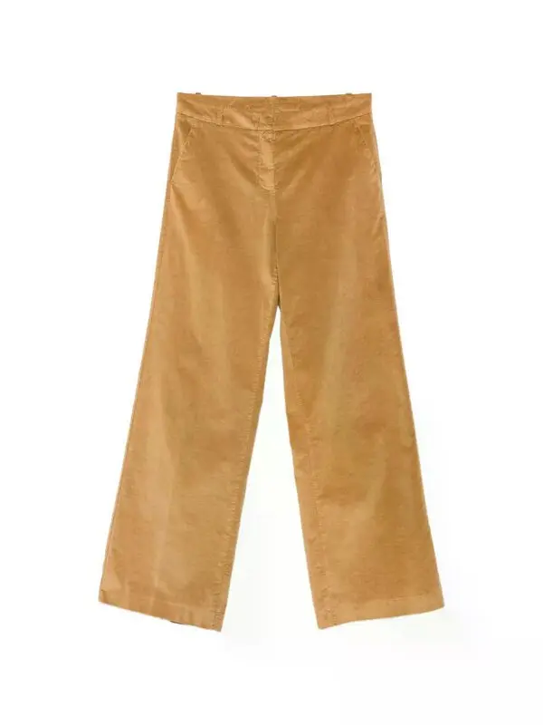 19.61 MILANO Velvet Wide-leg Trousers