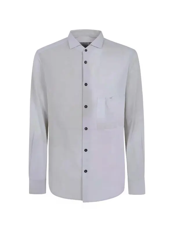ZIGGY CHEN Patch-pocket Cotton Shirt