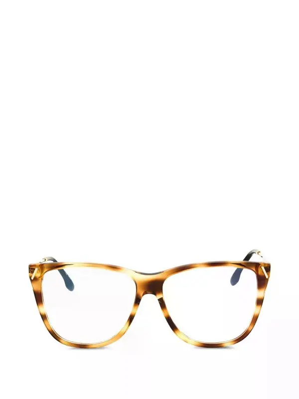Victoria Beckham Tortoiseshell-effect Square-frame Glasses - Brown