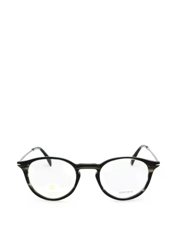 DB EYEWEAR BY DAVID BECKHAM Round-frame Glasses - Black