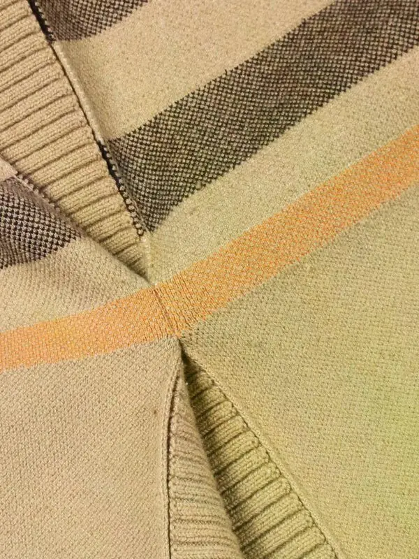 Burberry Tb-logo Intarsia Hooded Cardigan