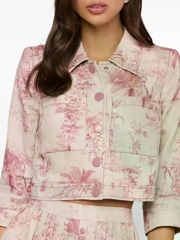 L'Agence Eda Cropped Jacket