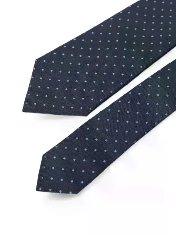 Emporio Armani Polka-dot Silk Tie