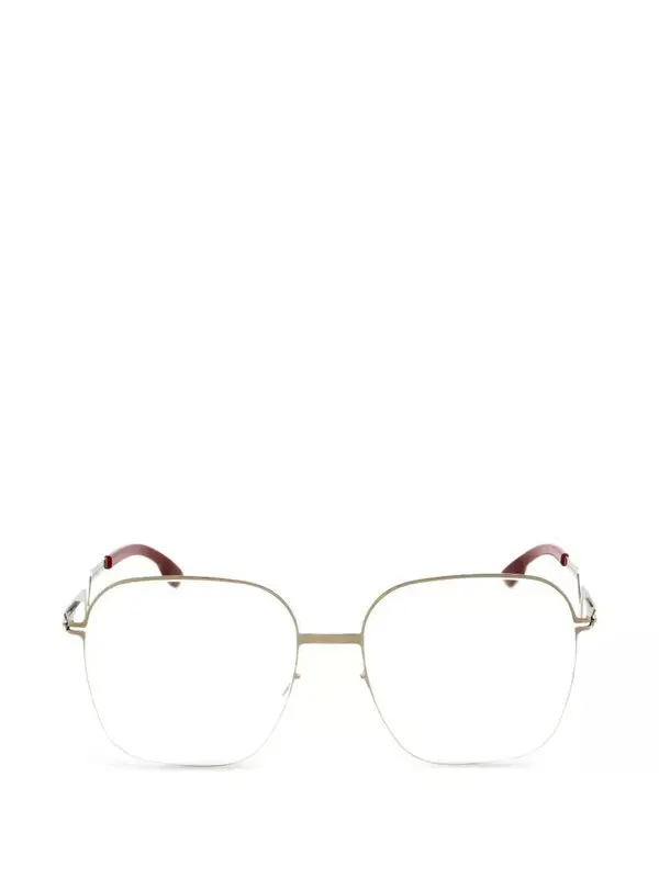 IC! BERLIN Square Frame Eyeglasses - Gold