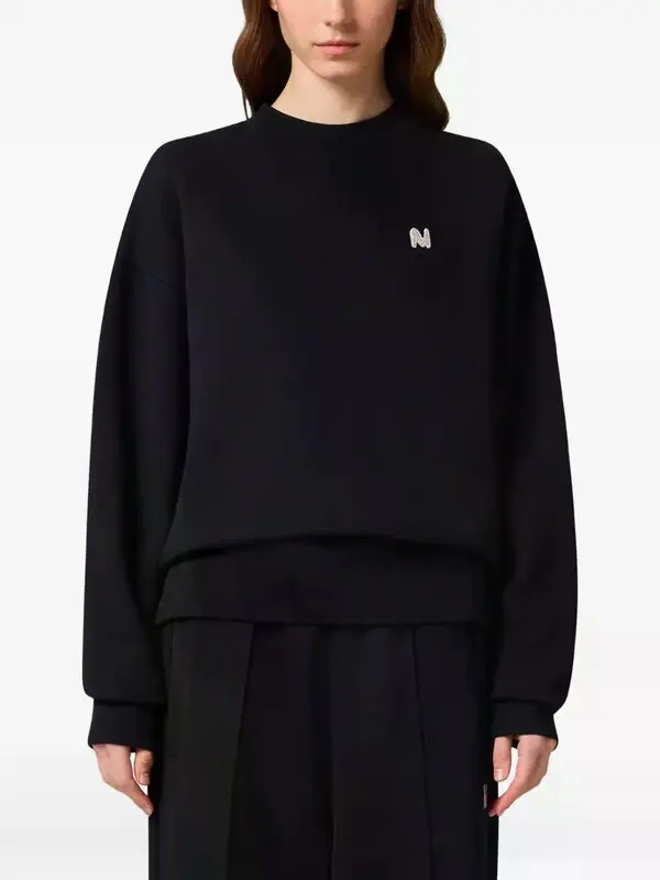 MSGM Logo-patch Sweatshirt