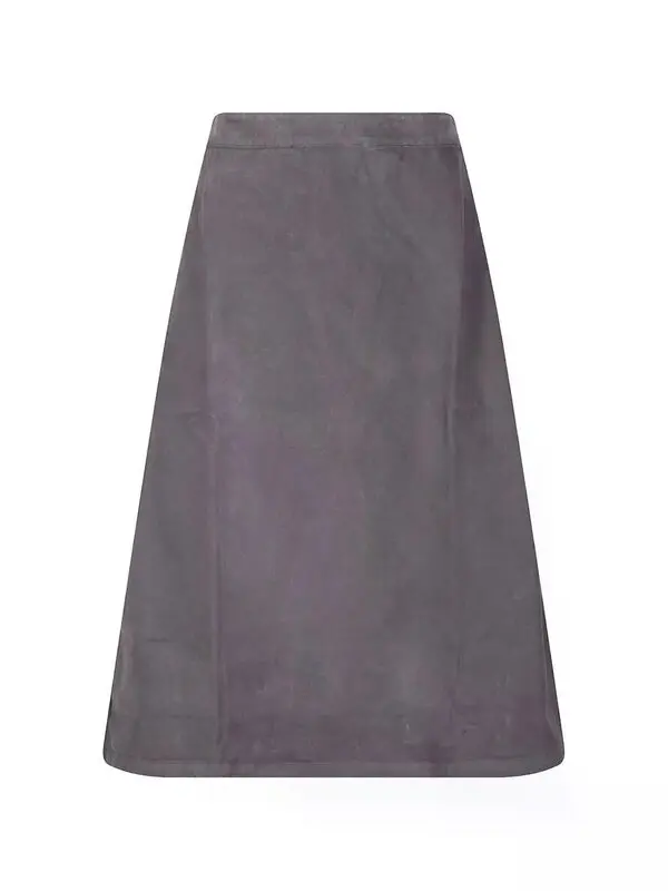 Labo.art Elasticated-waist Cotton Midi Skirt