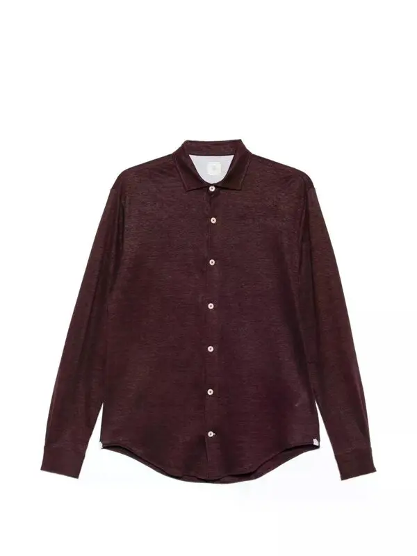 Eleventy Long-sleeve Linen Shirt