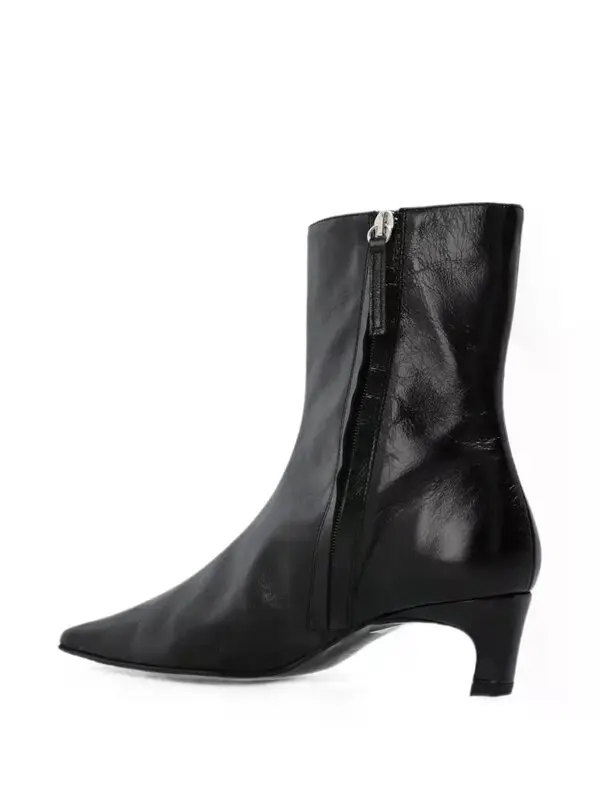 ALOHAS Ambar Rift Leather Ankle Boots