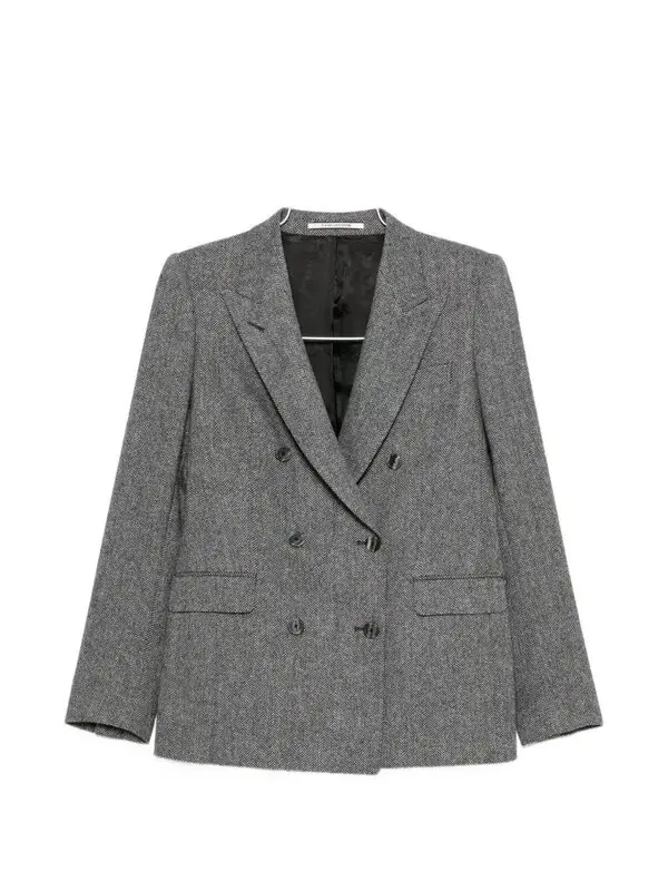 Tagliatore Herringbone Double-breasted Jacket