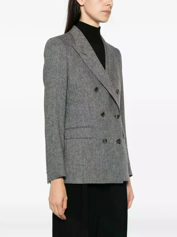 Tagliatore Herringbone Double-breasted Jacket
