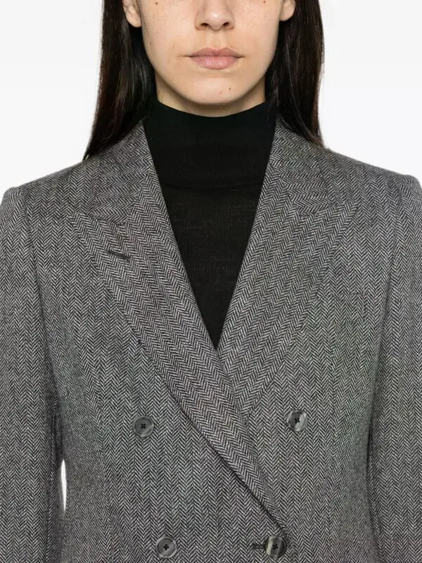 Tagliatore Herringbone Double-breasted Jacket