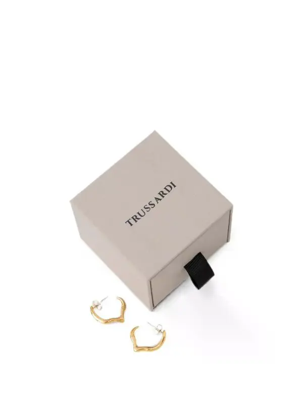 TRUSSARDI Tone Organic Shape Hoop Earrings