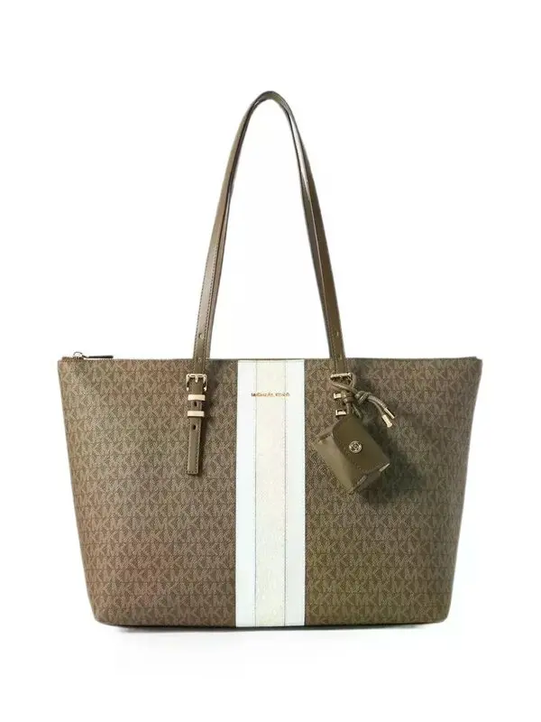 Michael Kors Logo-print Striped Tote Bag