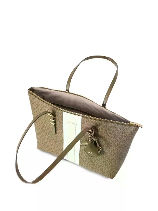 Michael Kors Logo-print Striped Tote Bag