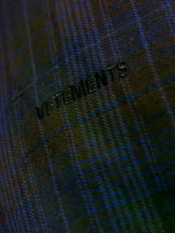 Vetements Check-pattern Zip-up Shirt Jacket