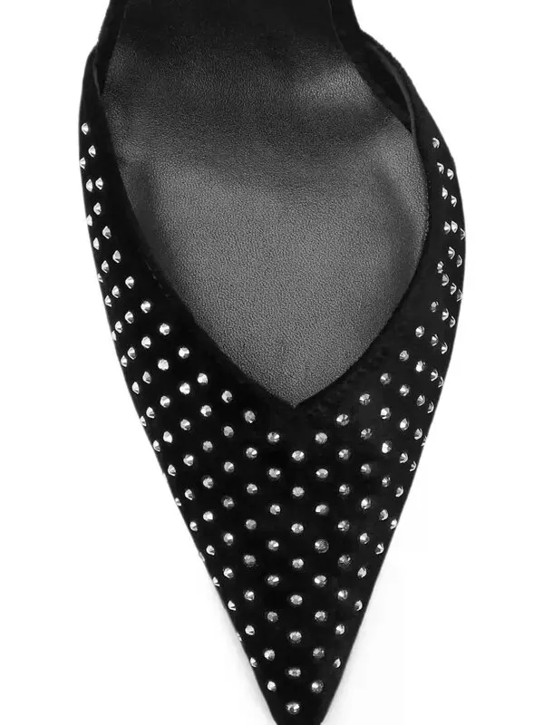 ROTATE BY BIRGER CHRISTENSEN Rhinestone Velvet Slingback Mules