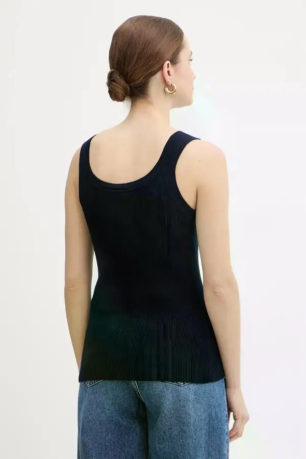 Luisa Spagnoli Ribbed-knit Tank Top