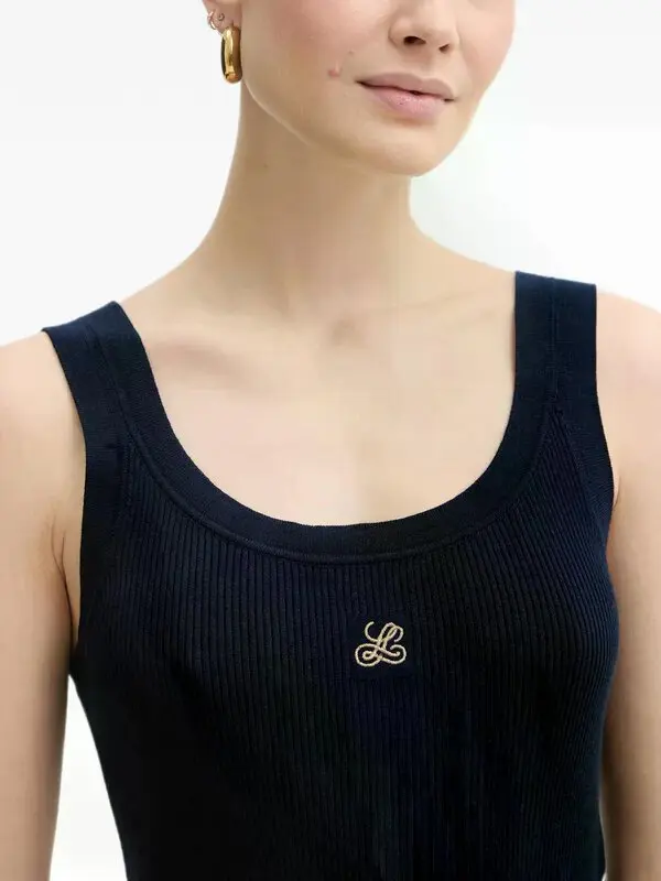 Luisa Spagnoli Ribbed-knit Tank Top
