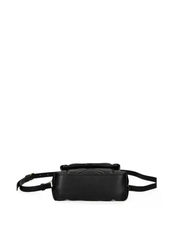 Moschino Logo Plaque Tote Bag - Black