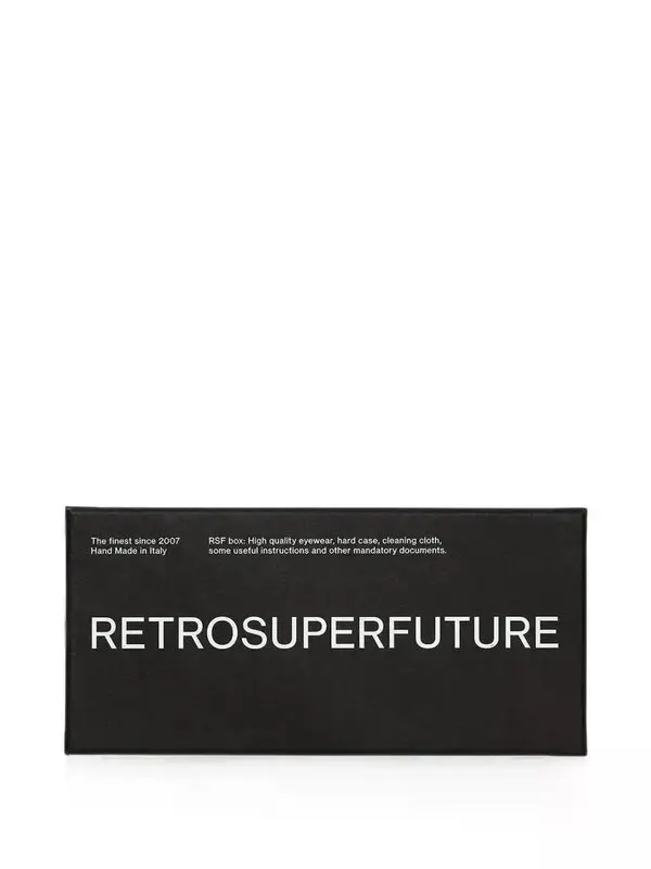 RETROSUPERFUTURE Esatto Tortoiseshell-effect Oval-frame Sunglasses