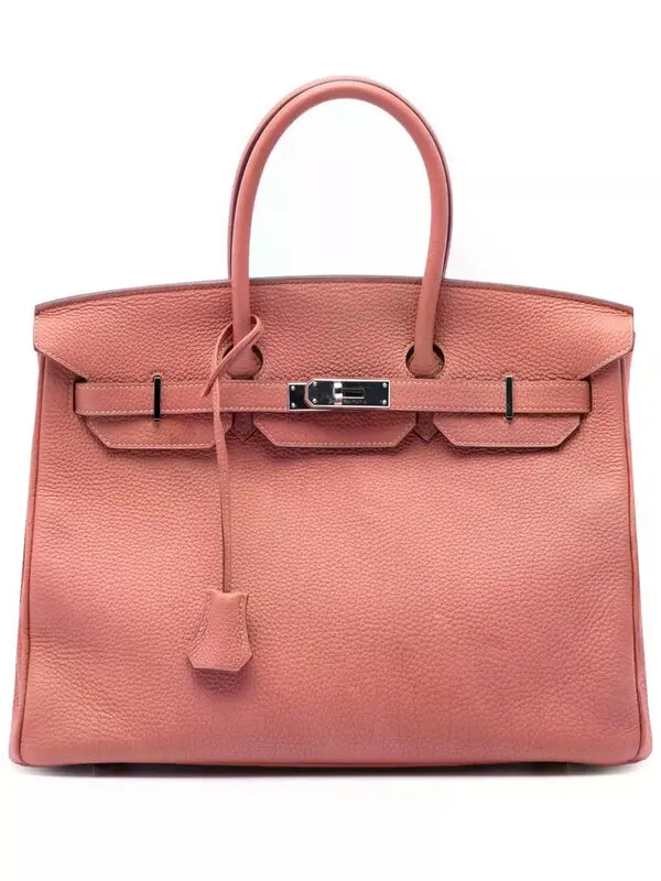 Hermès 2013 Togo Birkin Retourne 35 Handbag - Pink