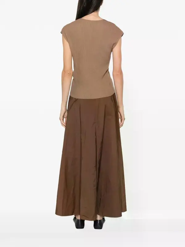 Max Mara Ribbed V-neck Top