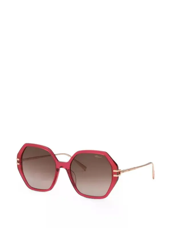 Chopard Geometric Frame Sunglasses