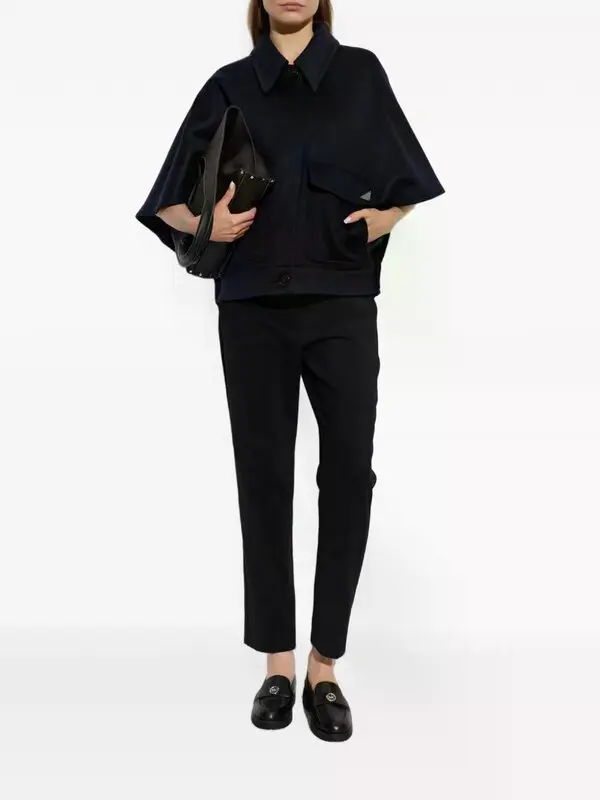 Max Mara Dream Cashmere Poncho - Blue