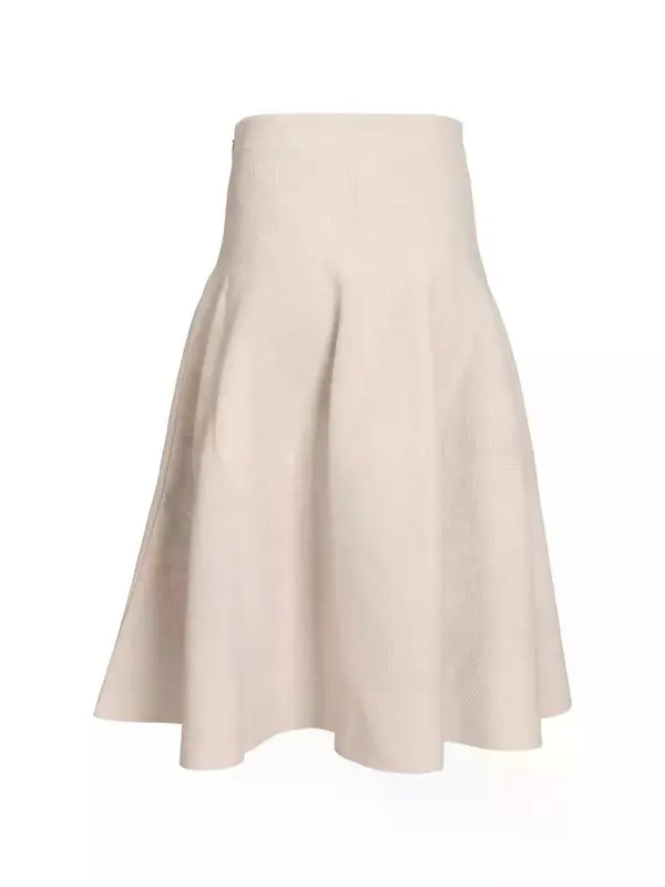 CFCL Milanese-rib Flared Midi Skirt