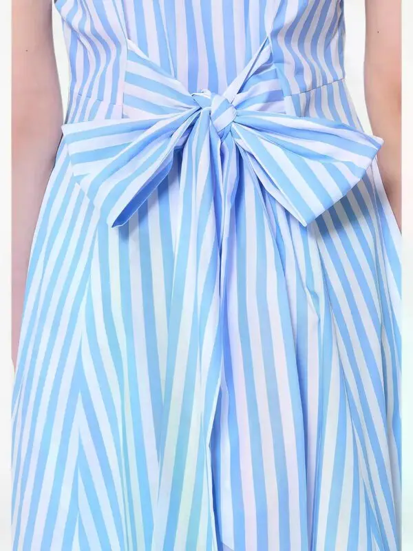 Tara Jarmon Rosia Striped Midi Dress