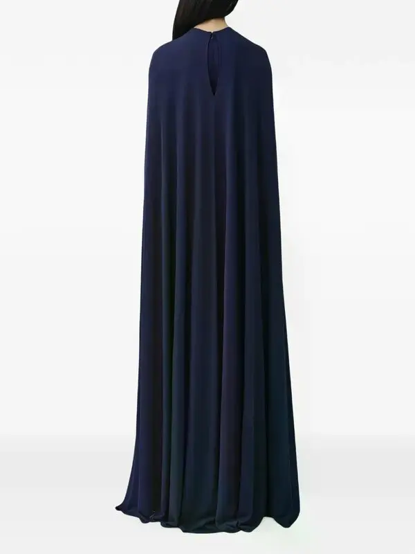 Simkhai Demi Draped Maxi Gown - Blue