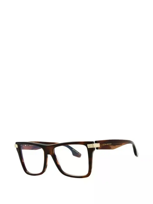 Victoria Beckham Tortoiseshell-effect Square-frame Glasses - Brown