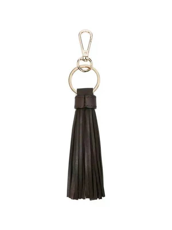 Eleventy Tassel Leather Keyring