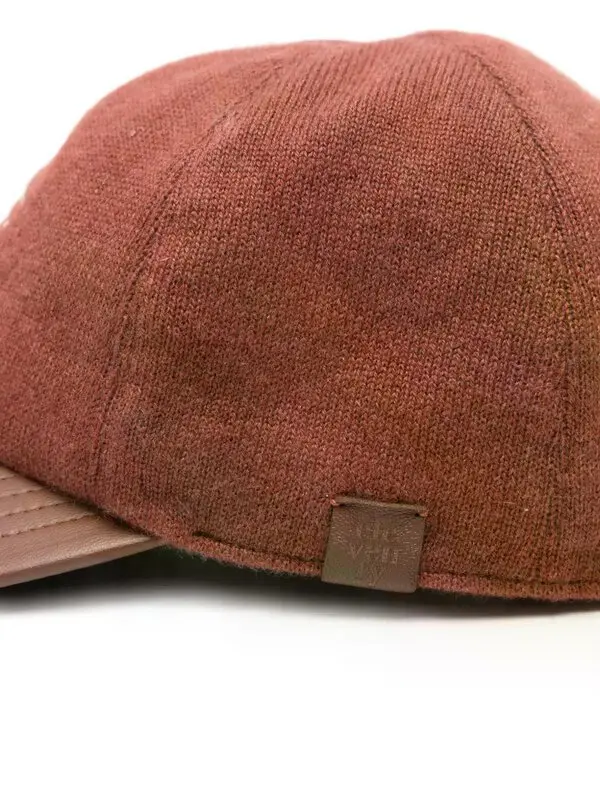 Eleventy Logo-embroidered Cashmere Baseball Cap
