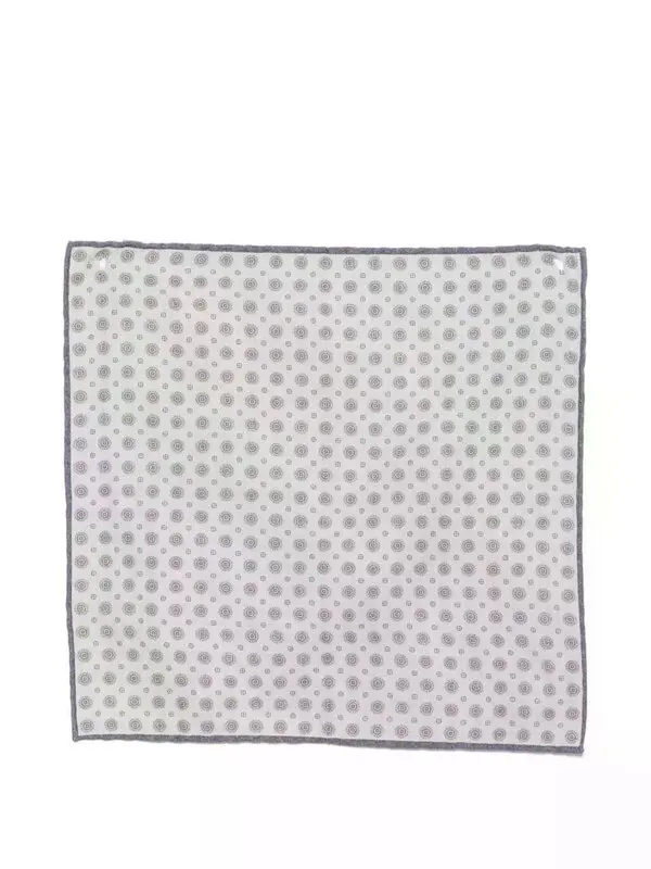 Eleventy Geometric-pattern Pocket Square