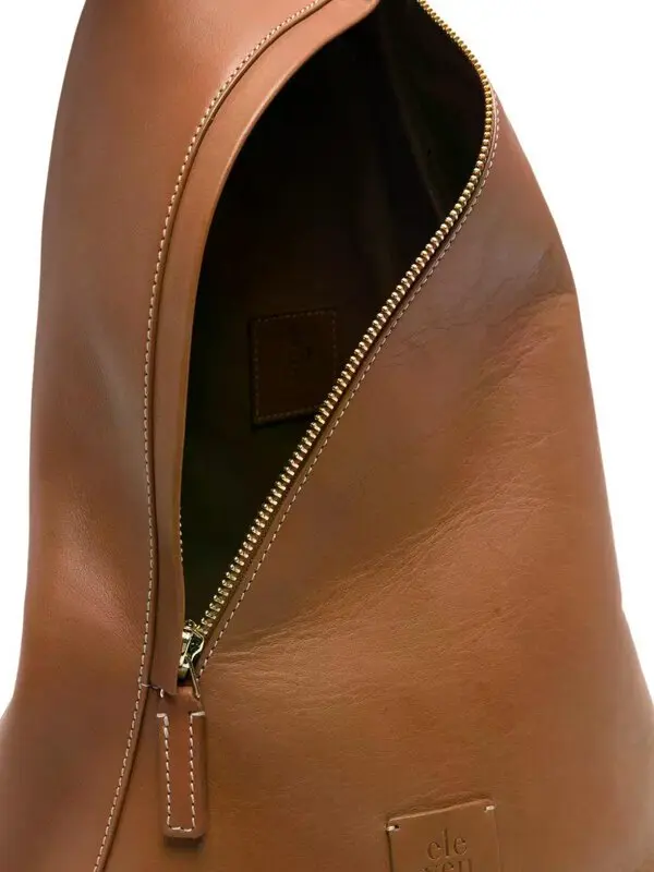 Eleventy Logo-patch Leather Backpack