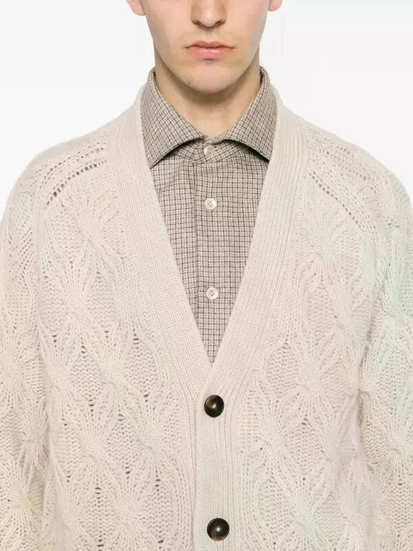 Eleventy Cable-knit Cardigan