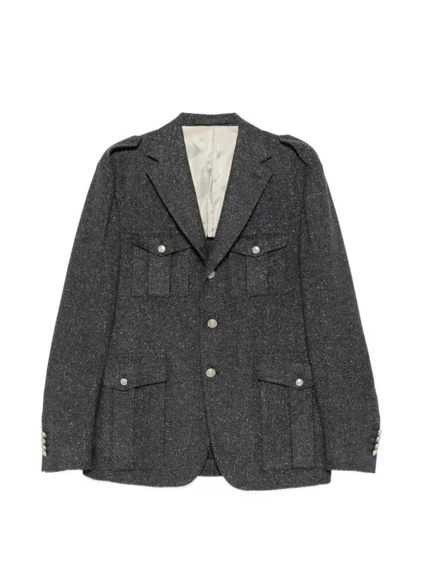 Eleventy Epaulette-detail Jacket