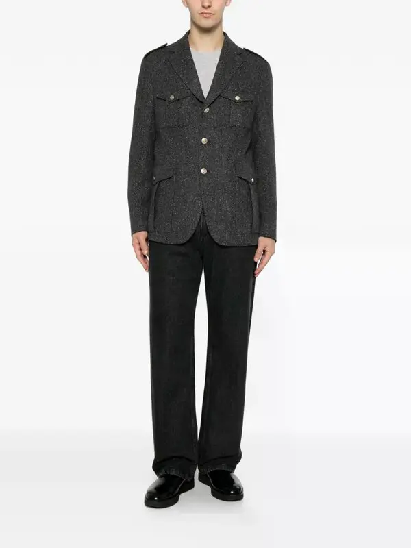 Eleventy Epaulette-detail Jacket